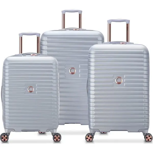 DELSEY PARIS Cruise 3.0 3 Piece Spinner Set - Platinum