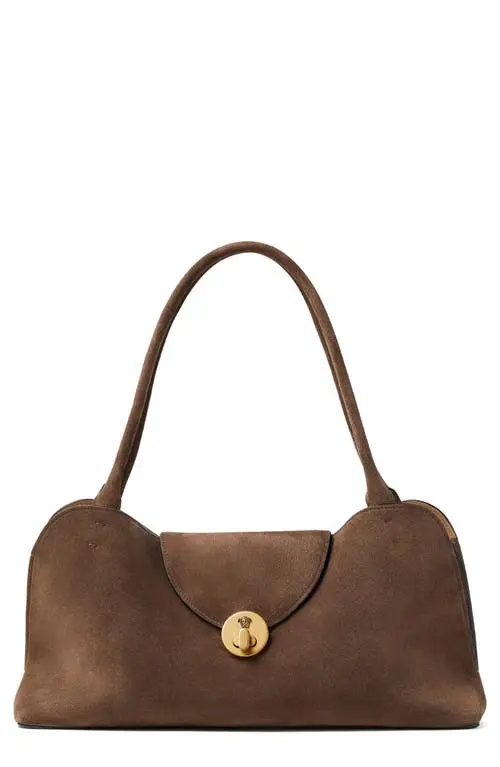 Versace Medium Leather Shoulder Bag - Brown