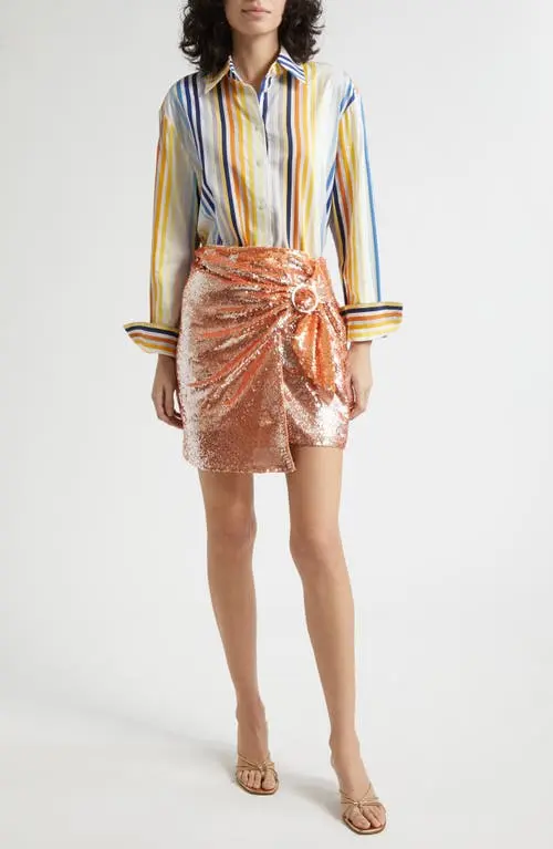 TOCCIN Brennan Stripe Boyfriend Shirt