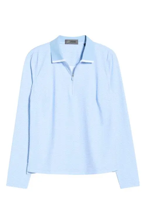 G/fore Geo 2 Silky Tech Long Sleeve Polo