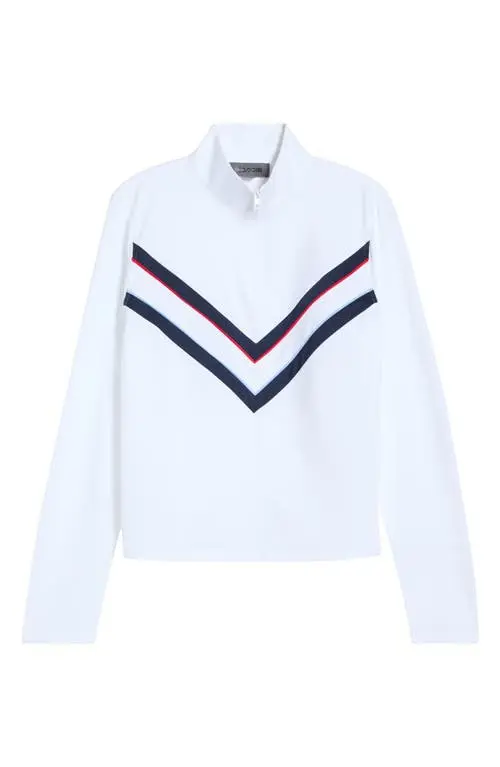 G/fore Chevron Long Sleeve Performance Polo