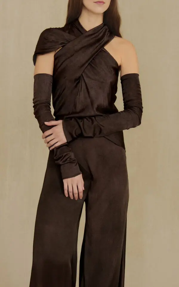 CORTANA Odisea Satin Top