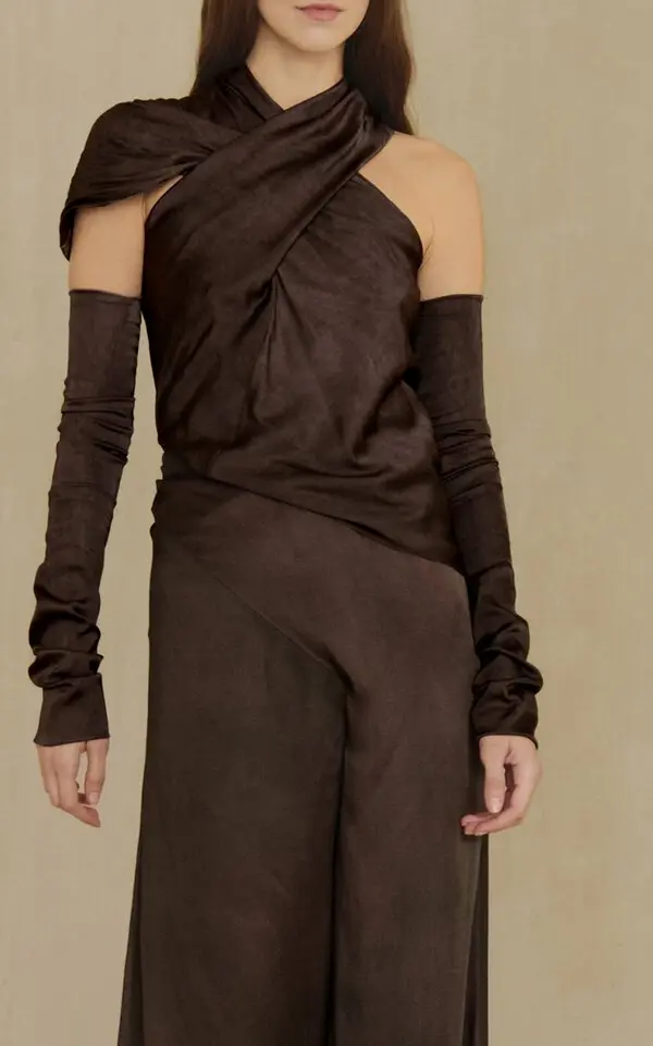 CORTANA Odisea Satin Top