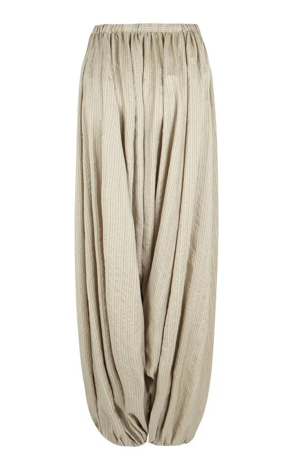 CORTANA Sentido Silk Wide Leg Pants