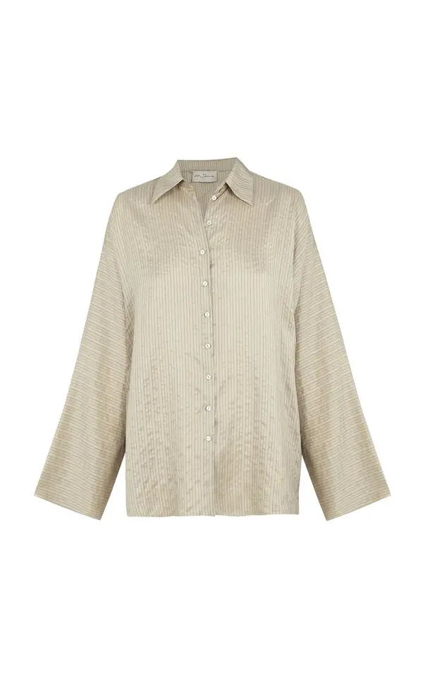 CORTANA Sentido Silk Shirt - Brown