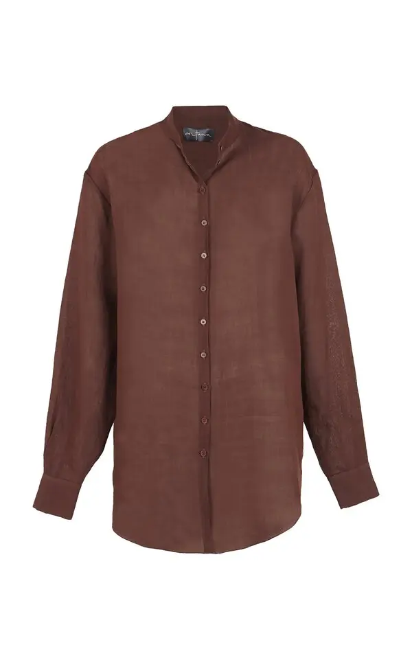 CORTANA Raoul Ramie Shirt