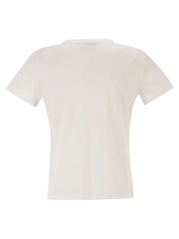 Max Mara Cotton And Modal Jersey T-shirt - White