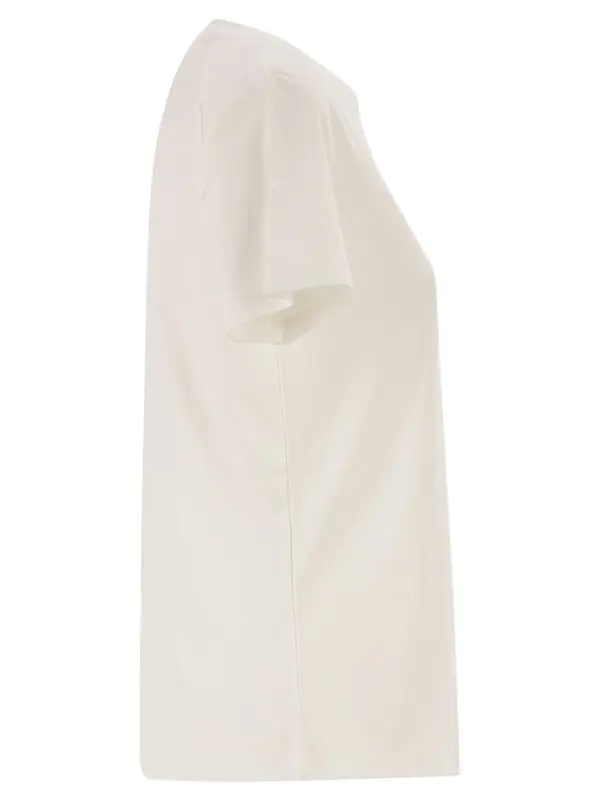 Max Mara Cotton And Modal Jersey T-shirt - White