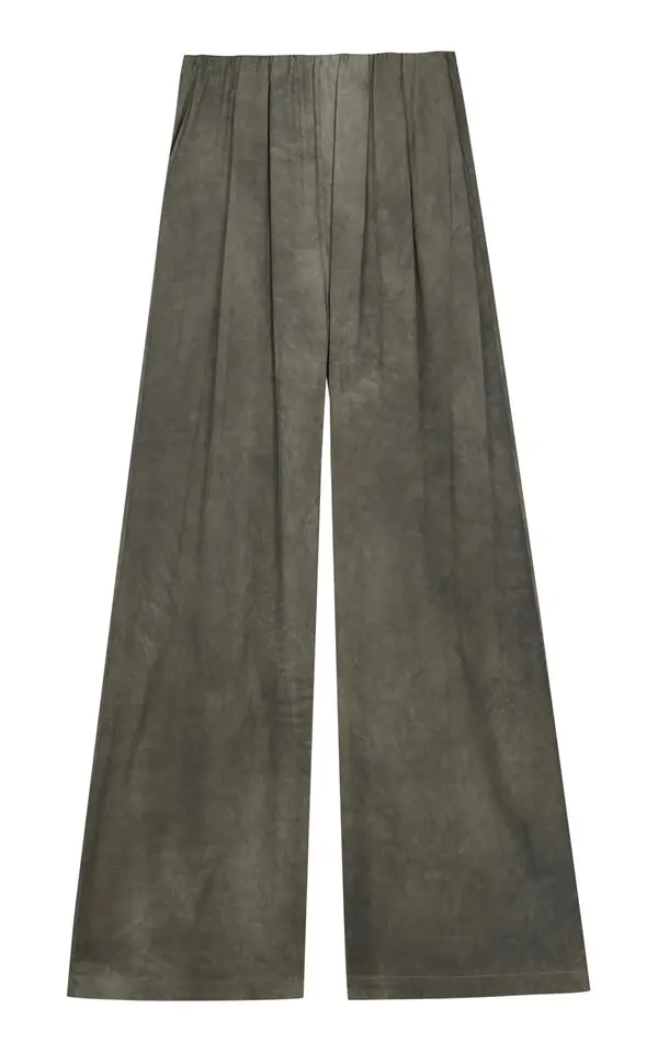 CORTANA Odisea Satin Wide Leg Pants