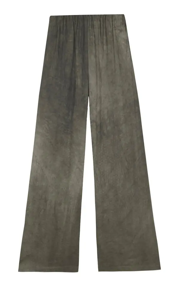 CORTANA Odisea Satin Wide Leg Pants