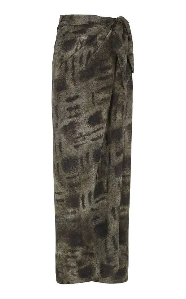 CORTANA Silk Pareo Skirt