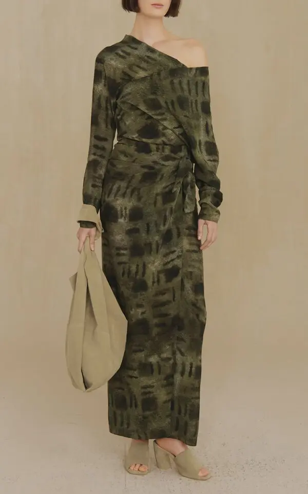 CORTANA Silk Pareo Skirt