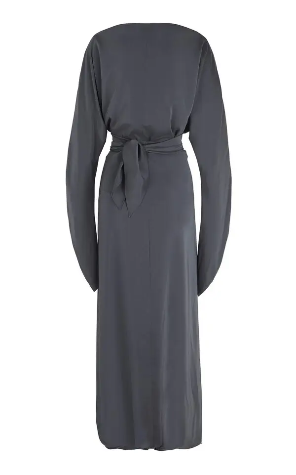 CORTANA Olvido Silk Crepe Maxi Dress
