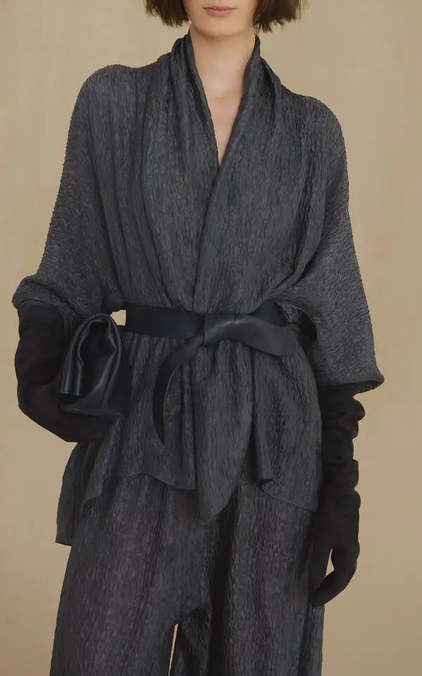 CORTANA Anhelo Silk Chiffon Jacket