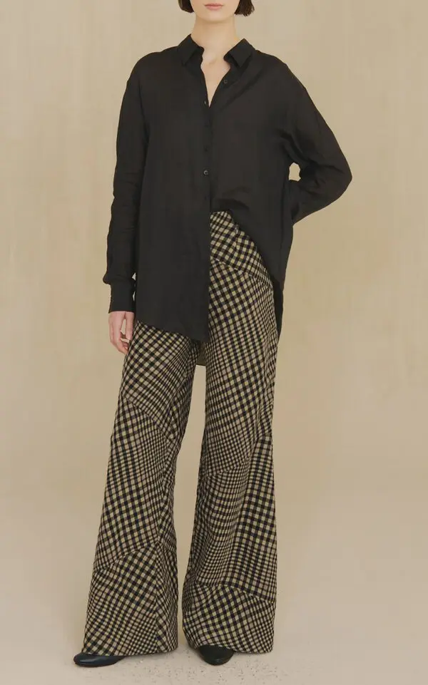 CORTANA Pausa Linen-wool Pants