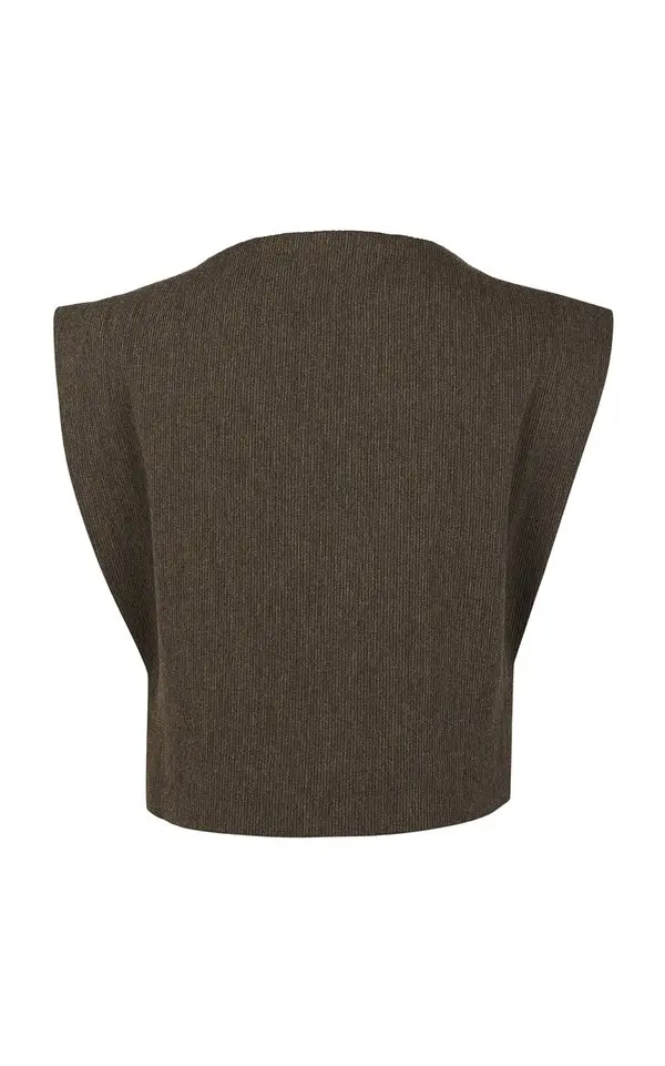 CORTANA Camino Wool-cashmere Top