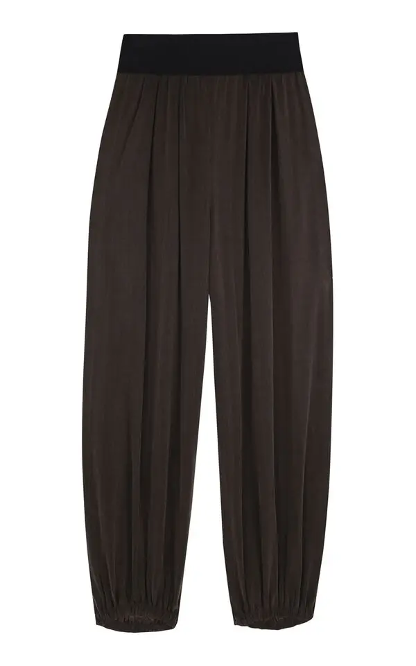 CORTANA Espera Cotton-blend Pants - Brown