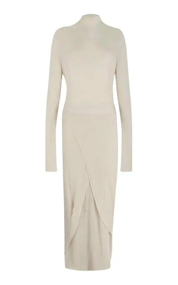 CORTANA Tiva Cotton-silk Maxi Dress