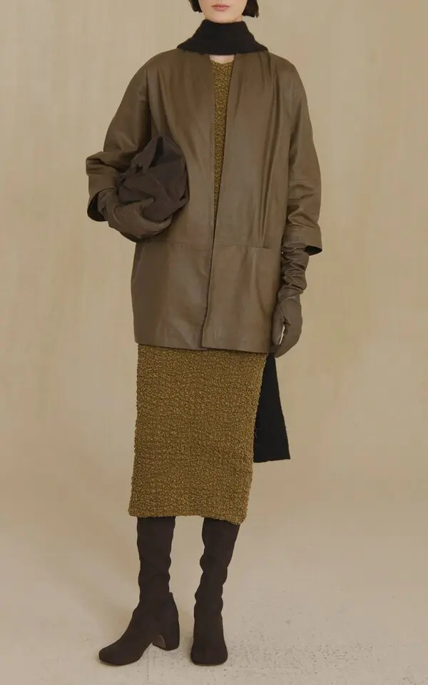 CORTANA Lira Leather Coat