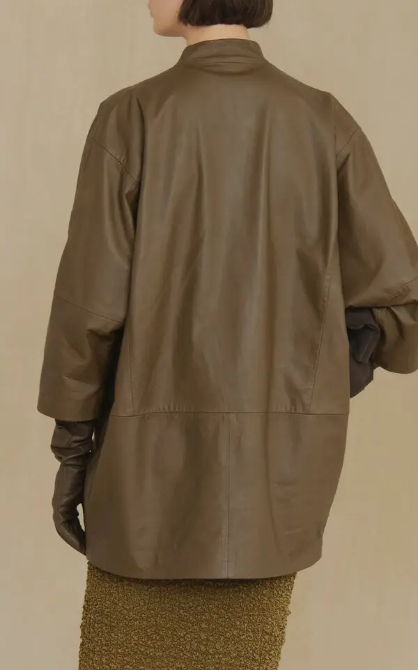 CORTANA Lira Leather Coat