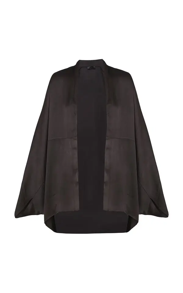 CORTANA Opalo Satin Kimono Jacket