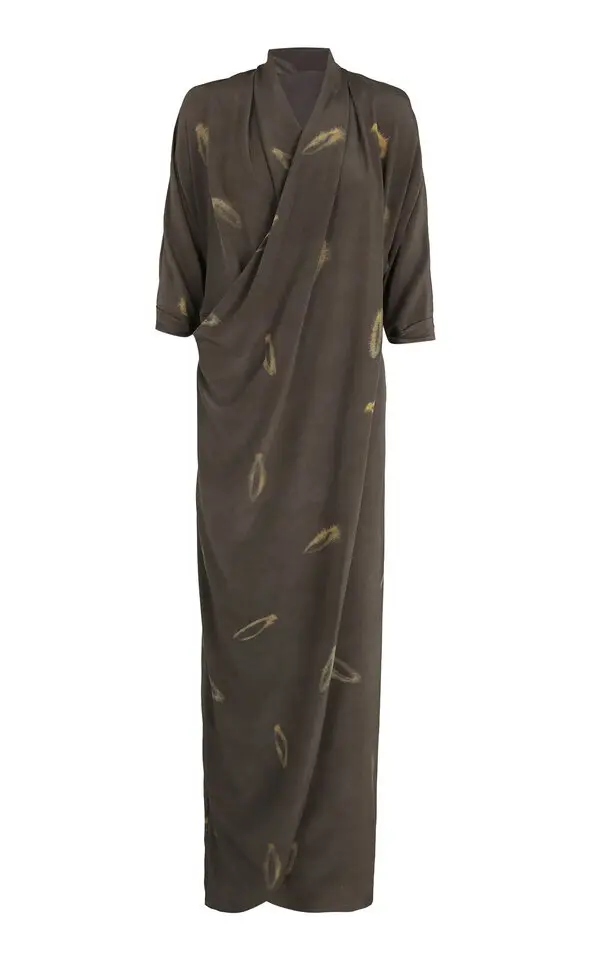 CORTANA Thea Silk Maxi Dress - Print