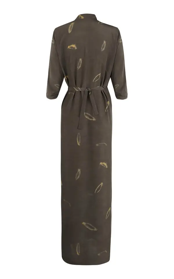 CORTANA Thea Silk Maxi Dress
