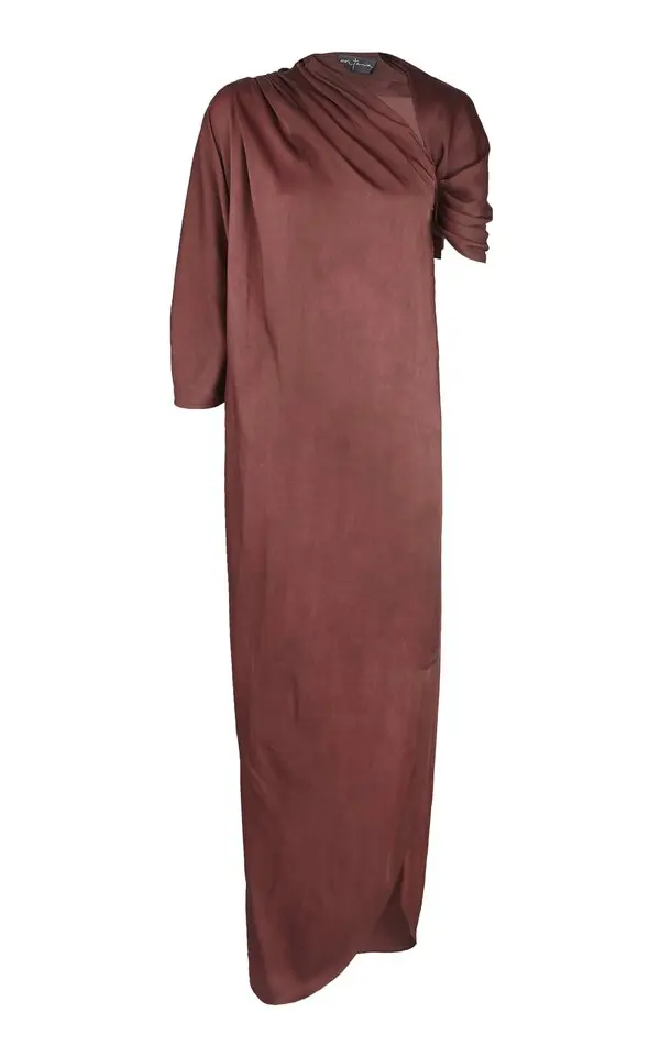 CORTANA Ocaso Satin Maxi Dress