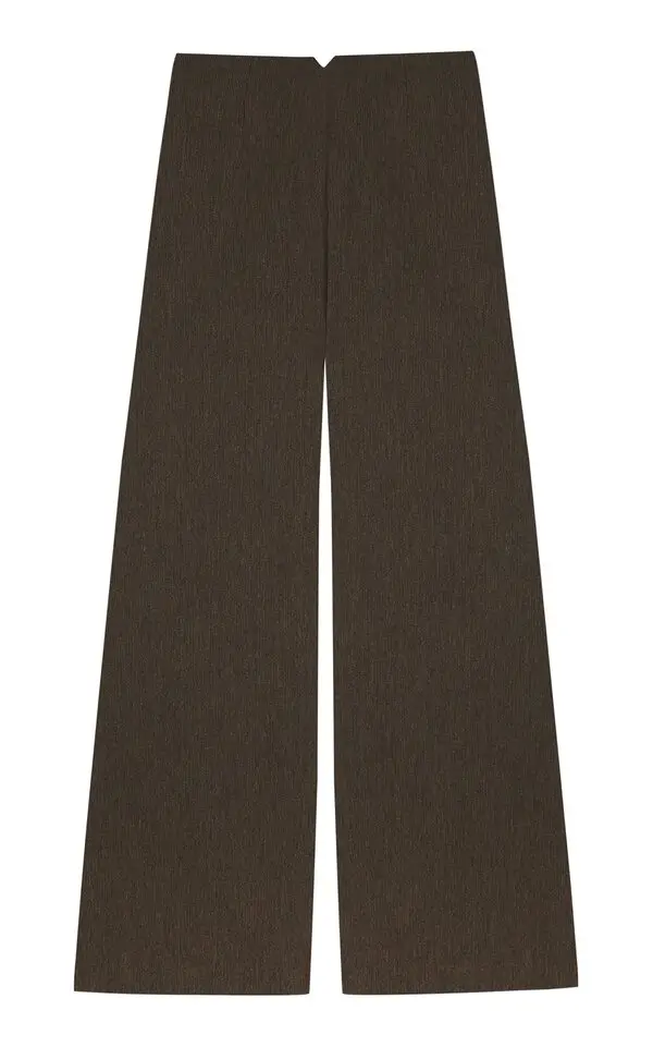 CORTANA Camino Wool-cashmere Wide Leg Pants
