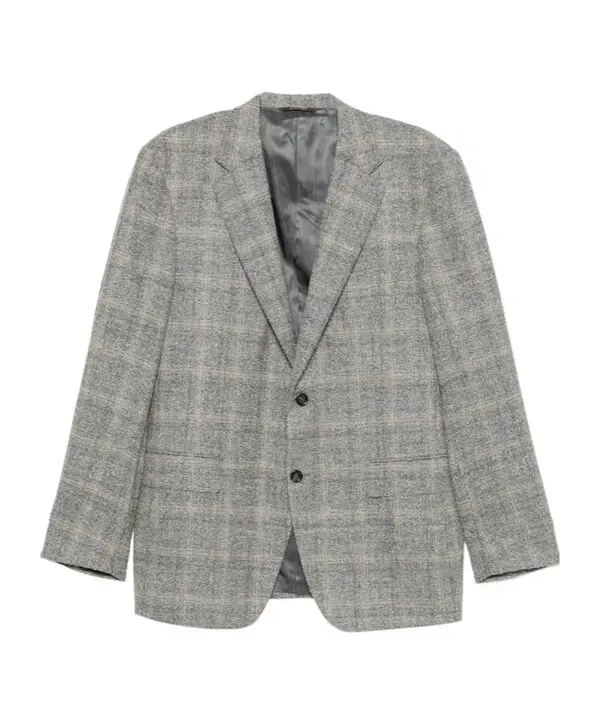 Canali Long-sleeved Suit Jacket - Gray