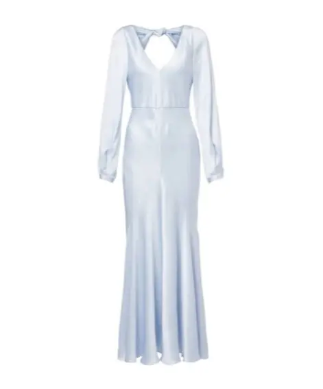 Gabriela Hearst Silk Satin Maxi Dress - White