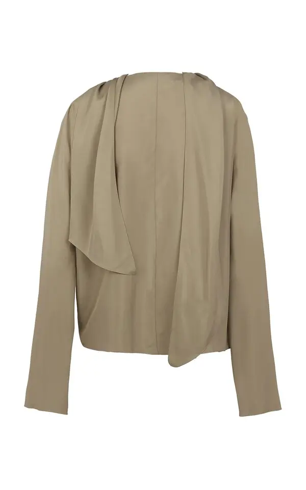 CORTANA Causa Silk Poplin Shirt