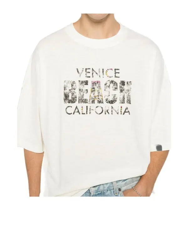 Palm Angels Short-sleeved T-shirt - White