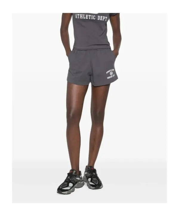 SPORTY  RICH Elastic-waist Shorts