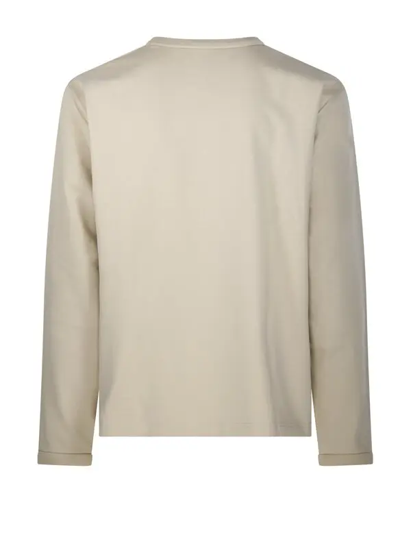 LEMAIRE Long Sleeve Sweatshirt - Nude