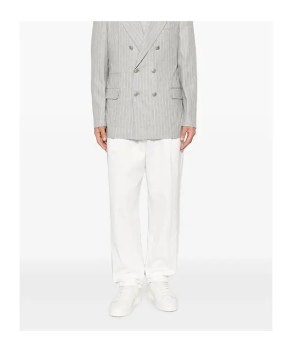 Canali Button-detail Casual Trousers