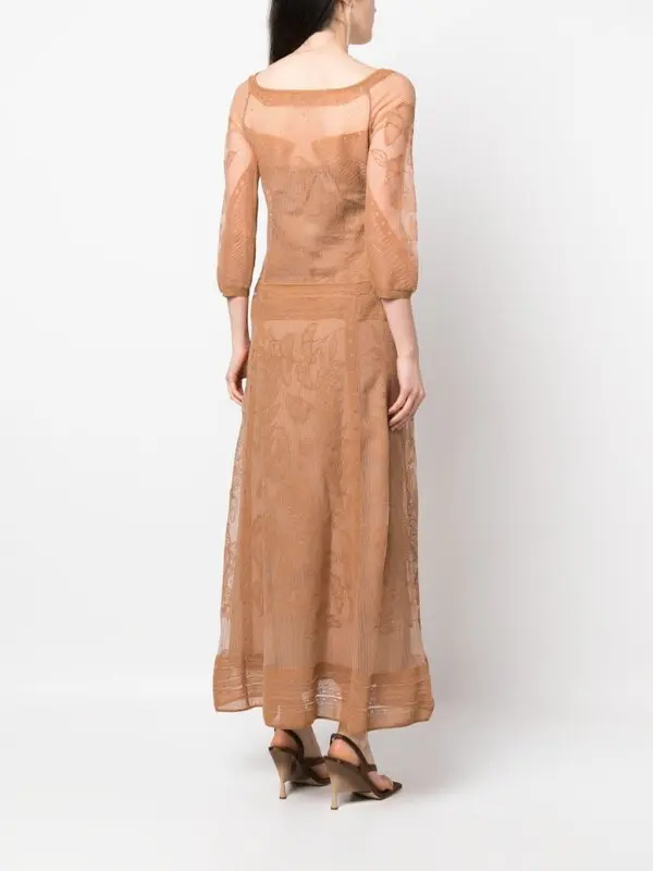 Alberta Ferretti Logo Dress