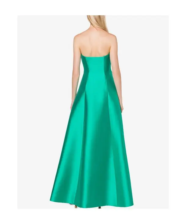 Alberta Ferretti Bow-embellished Evening Gown