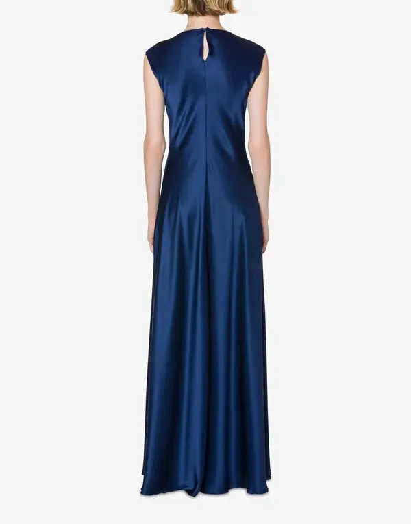Alberta Ferretti Embellished Silk Maxi Dress