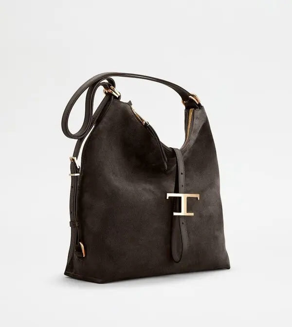 TOD'S Logo Plaque Shoulder Bag