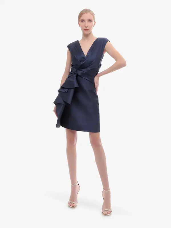 Alberta Ferretti Sleeveless V-neck Dress
