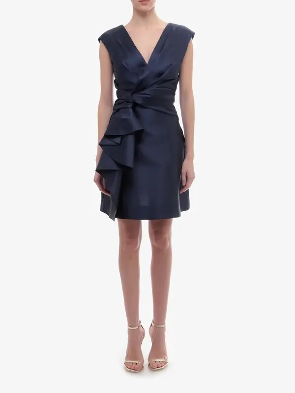 Alberta Ferretti Sleeveless V-neck Dress