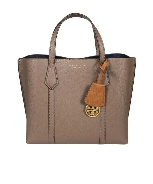 Tory Burch Perry Triple-compartment Small Tote Bag - Brown