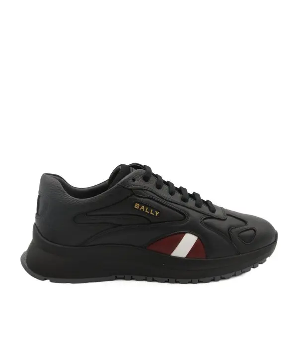 Bally Dewy Logo Printed Sneakers - Black
