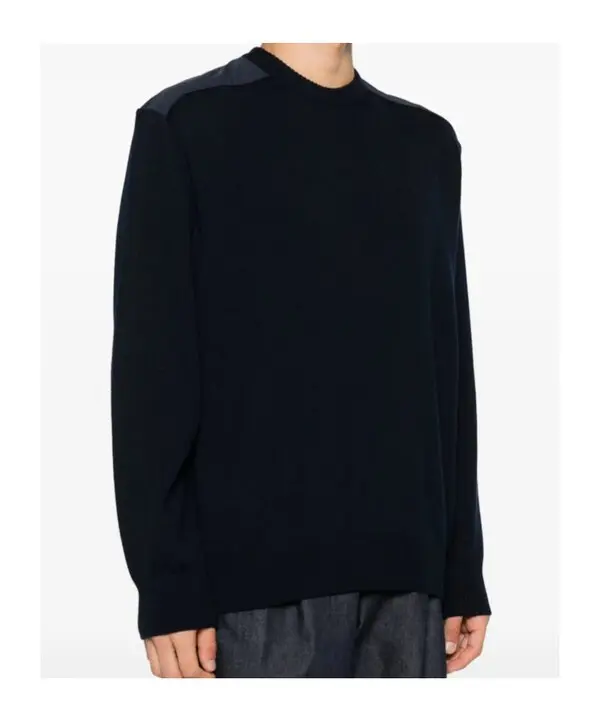 PAUL  SHARK Wool Shoulder-patch Jumper