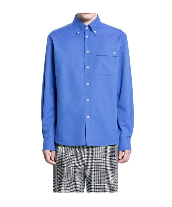 Valentino Garavani Vlogo-embroidered Shirt