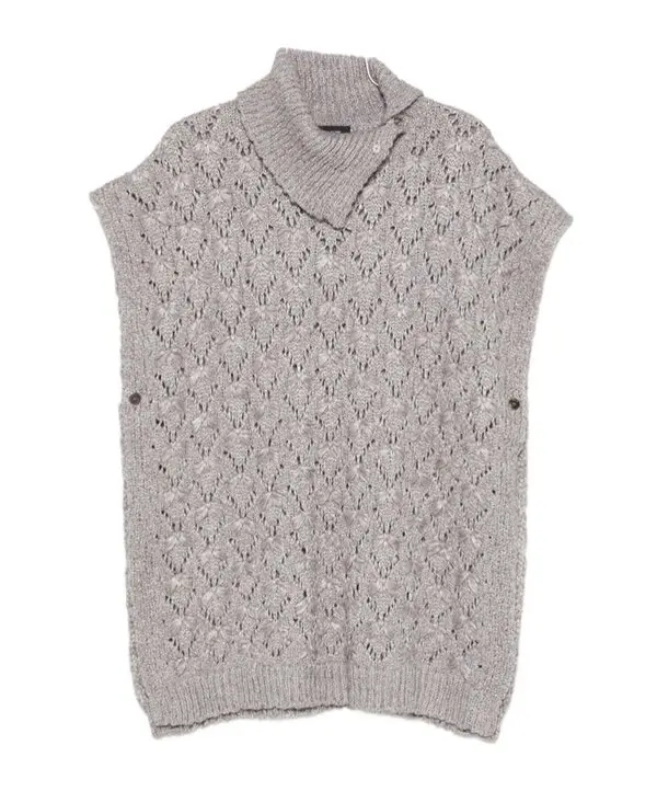 Fabiana Filippi Crocheted Pullover - Grey