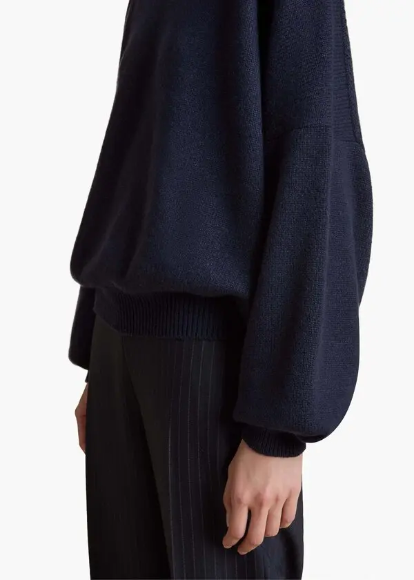 Khaite Crewneck Drop Shoulder Jumper