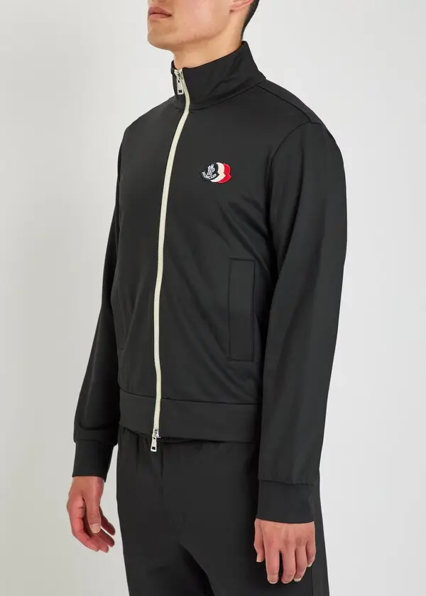 Moncler Logo-appliquéd Jersey Jacket