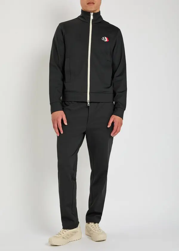 Moncler Logo-appliquéd Jersey Jacket